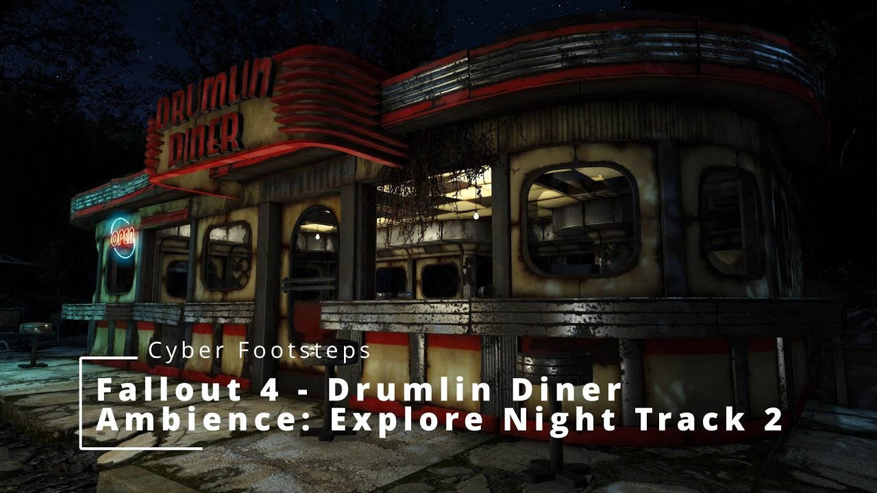 Ambience: Drumlin Diner at Night | Fallout 4's Nocturnal Americana ...