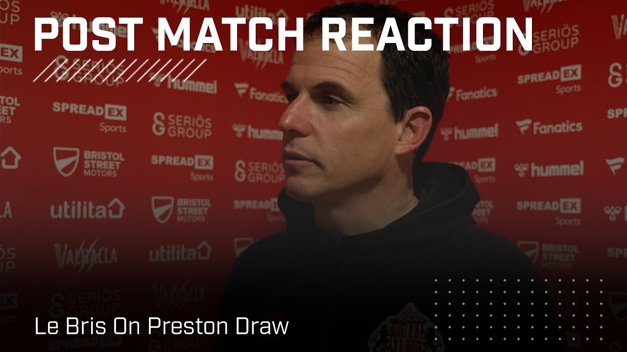 "We found a solution to take a point" | Le Bris On Preston Draw | Post ...