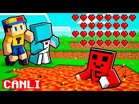 KARNE GÜNÜ ÖZEL Minecraft’ta 1.000.000 KALP ile Troll Yaptım !! - Minecraft [ CANLI YAYIN ]