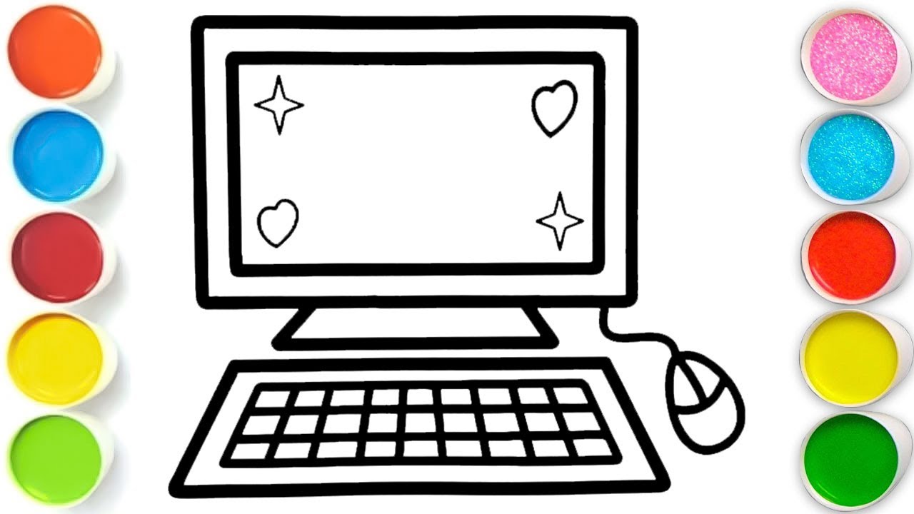 Computer Drawing, Painting & Coloring For Kids and Toddlers_ Child Art ...