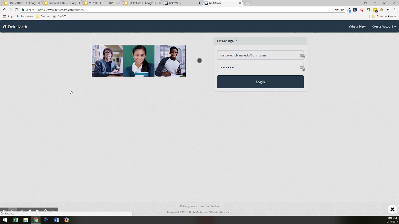 Deltamath setup and signin - YouTube