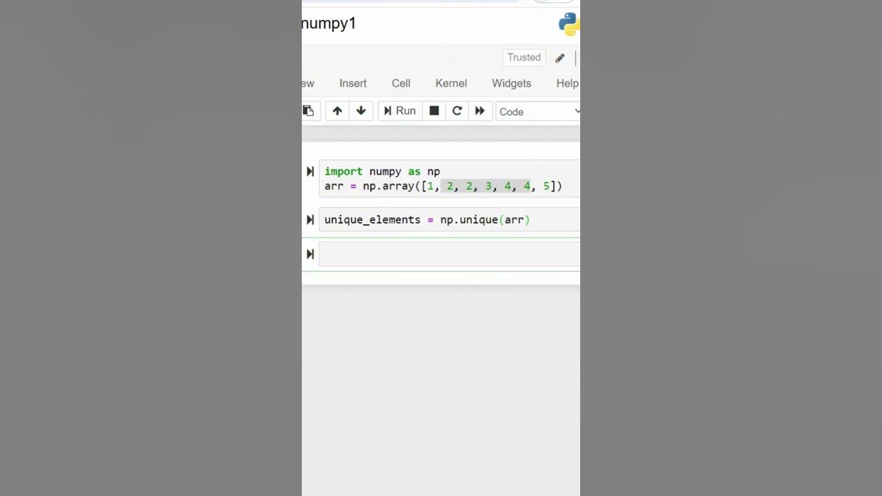 Remove Duplicate Elements From A Numpy Arraynumpy Python3 Youtube