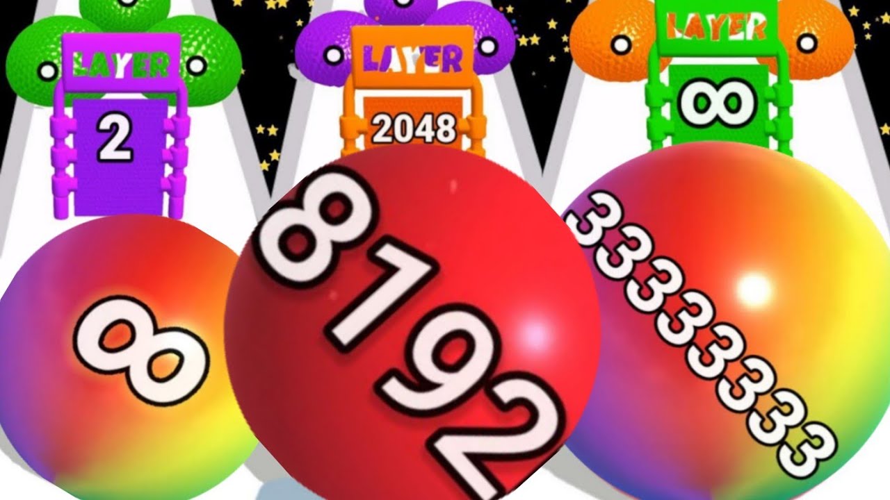 Ball Run 2048 ♾️ vs Happy Cubes 2048 Game - All Levels part 17 - YouTube