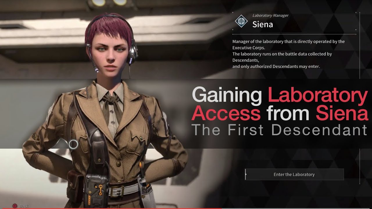 Gaining Laboratory Access from Siena | The First Descendant | Guide - YouTube