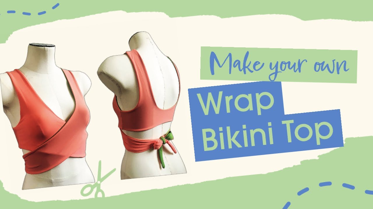 Sew Your Own Swimwear Video Tutorial | Reversible Seamless Wrap Bikini ...