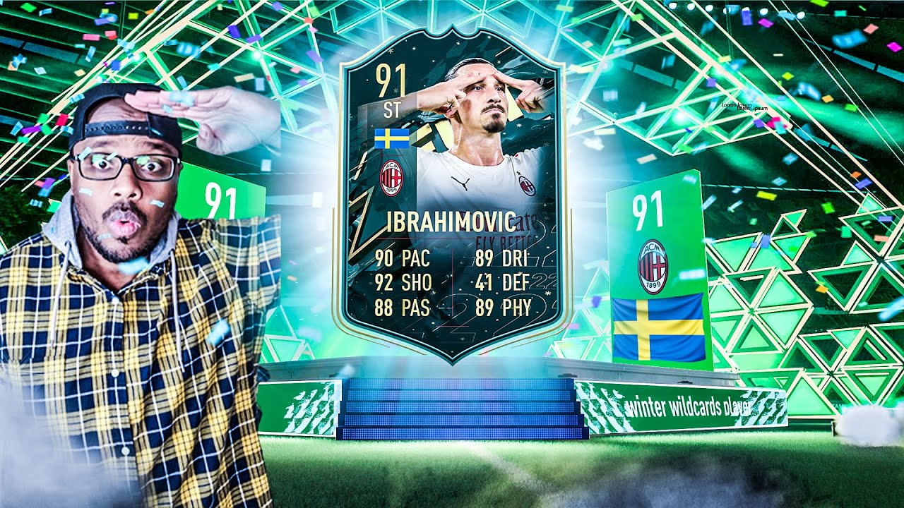 FUT Winter Wildcards FIFA 22| FIFA Player Review Zlatan Ibrahimovic ...