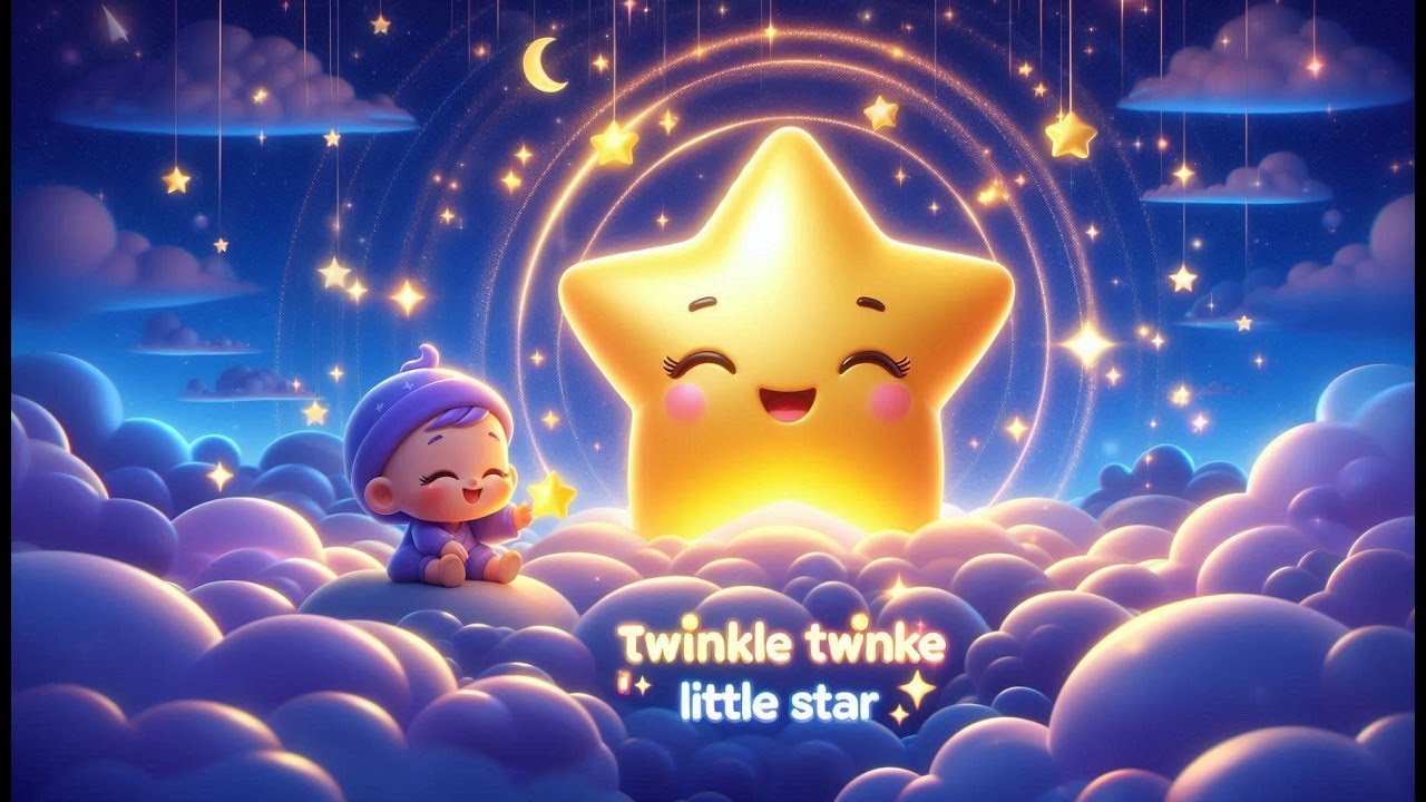 Twinkle Twinkle Little Star | Animated Nursery Rhyme for Kids | Little ...