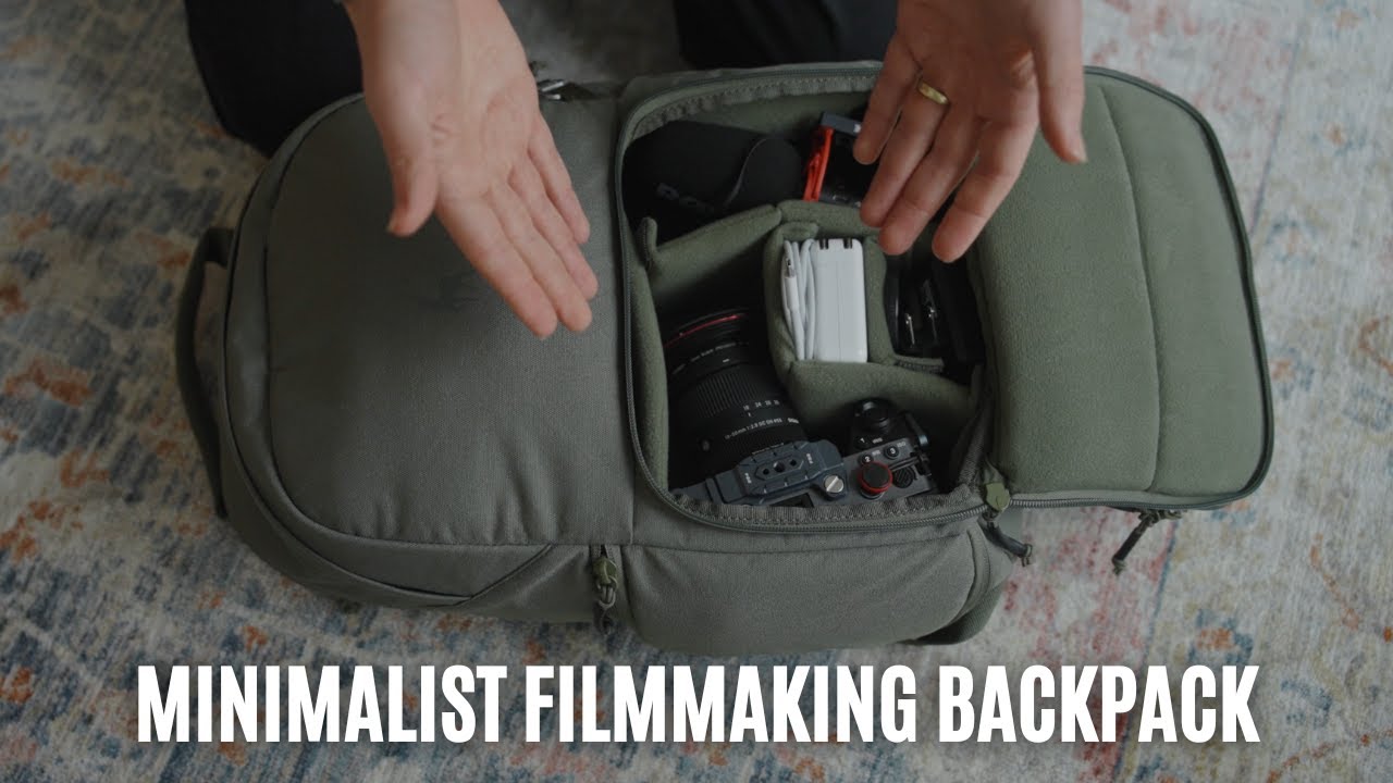 CAMERA BAG - What's In My Minimalist Filmmaking Backpack - TECH EVERY ...