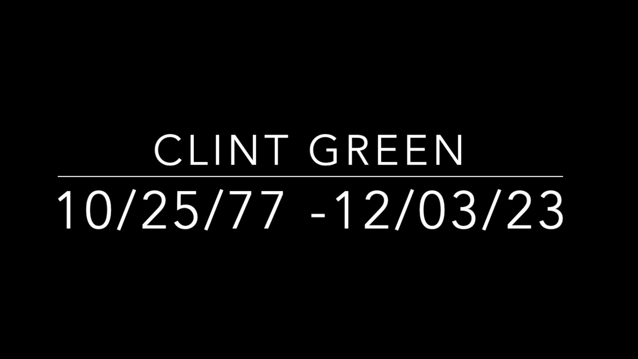 Clint Green Memorial - YouTube