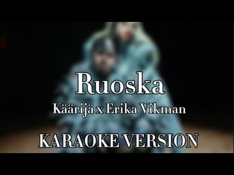 Ruoska by Käärijä and Erika Vikman | KARAOKE VERSION - YouTube