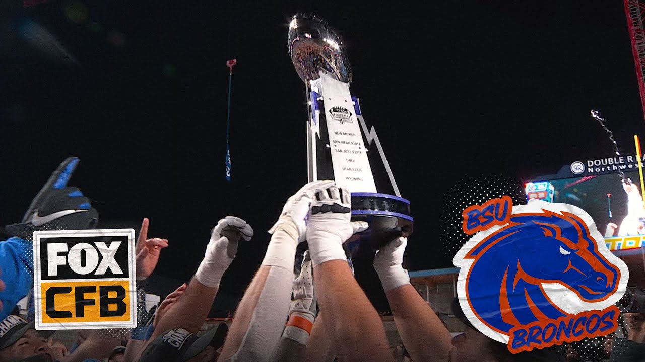 Boise State Broncos Full 2025 Mountain West Championship Ceremony | FOX ...
