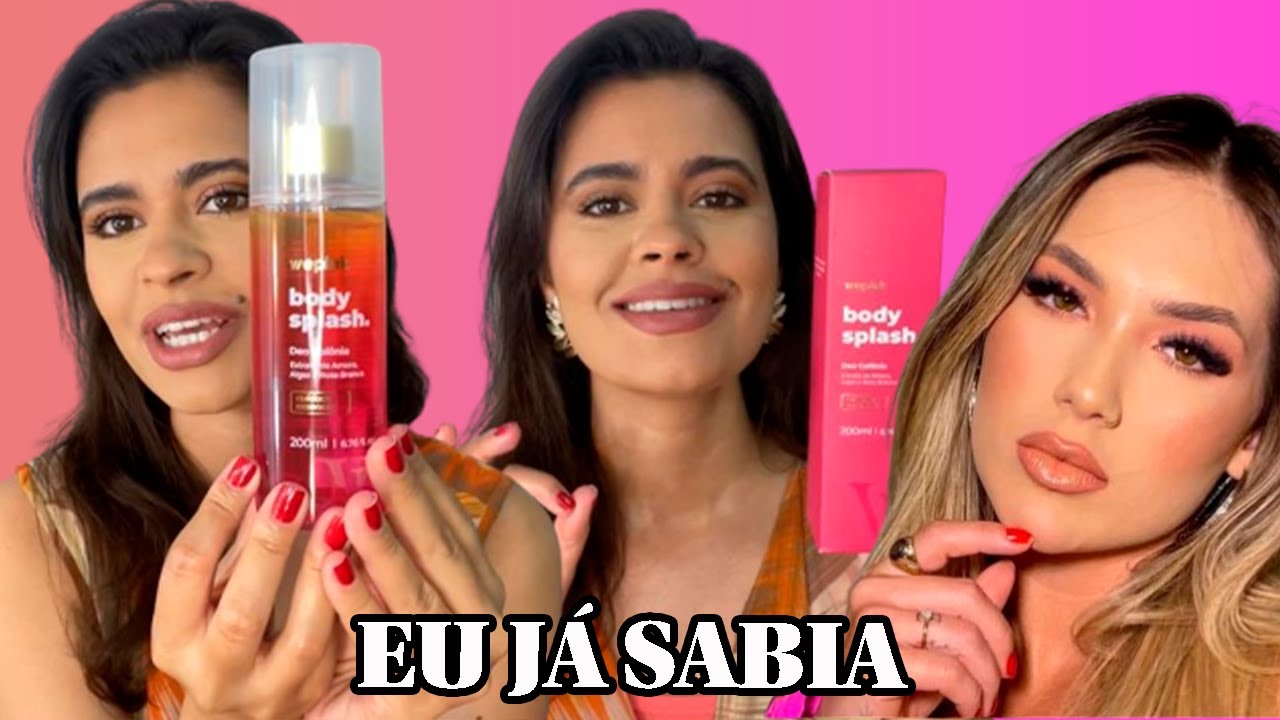RESENHA BODY SPLASH DA VIRGÍNIA VF | WEPINK - YouTube
