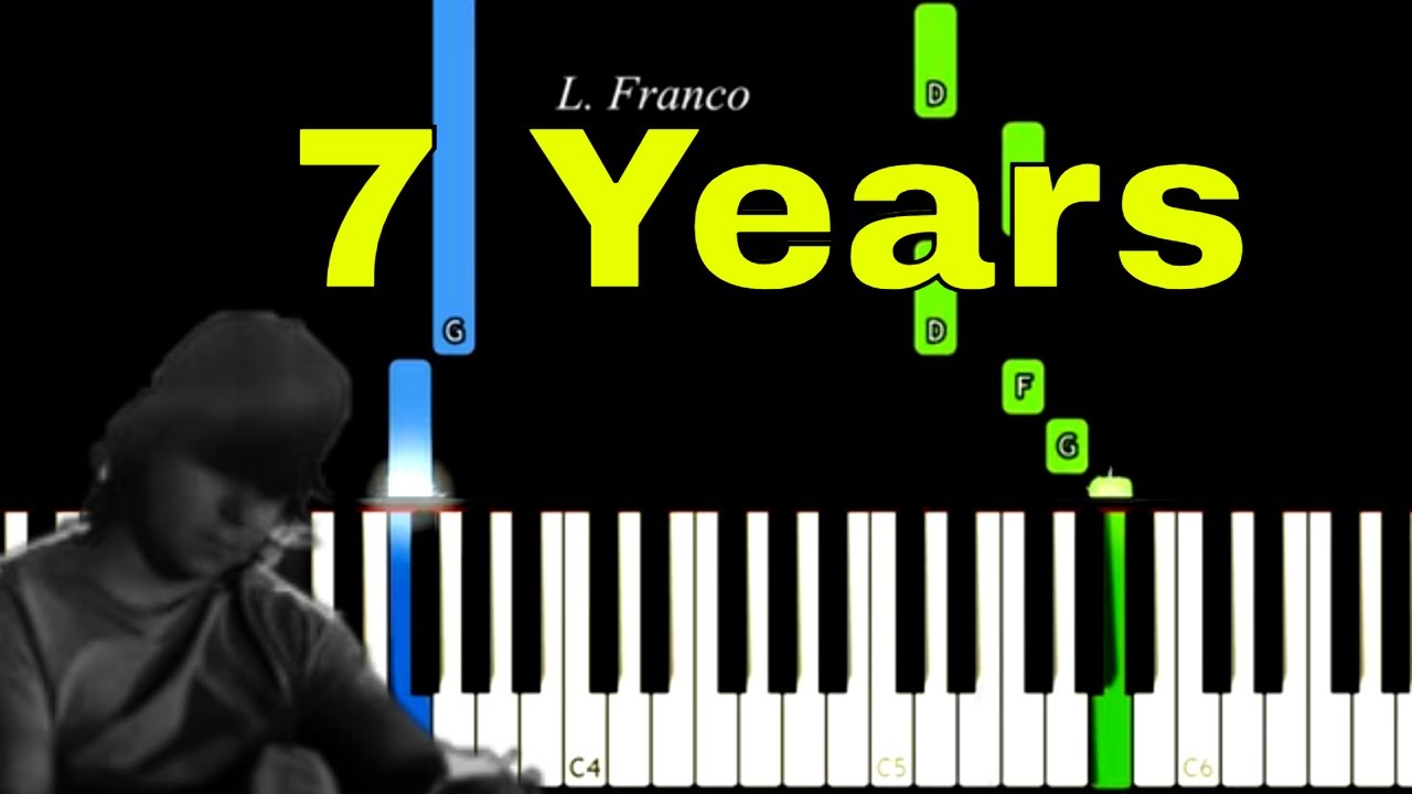 Lukas Graham - 7 Years - EASY Piano Tutorial by Franco - YouTube