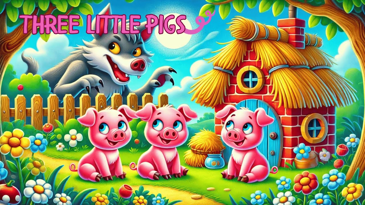 Three Little Pigs 🐷🎶 | Fun & Animated Children's Song! - YouTube Music