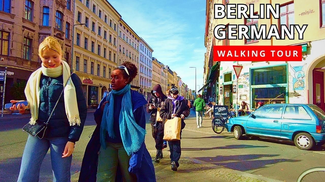 BERLIN, GERMAN WALKING TOUR 🇩🇪 Kreuzberg District, City Walk [4K ...