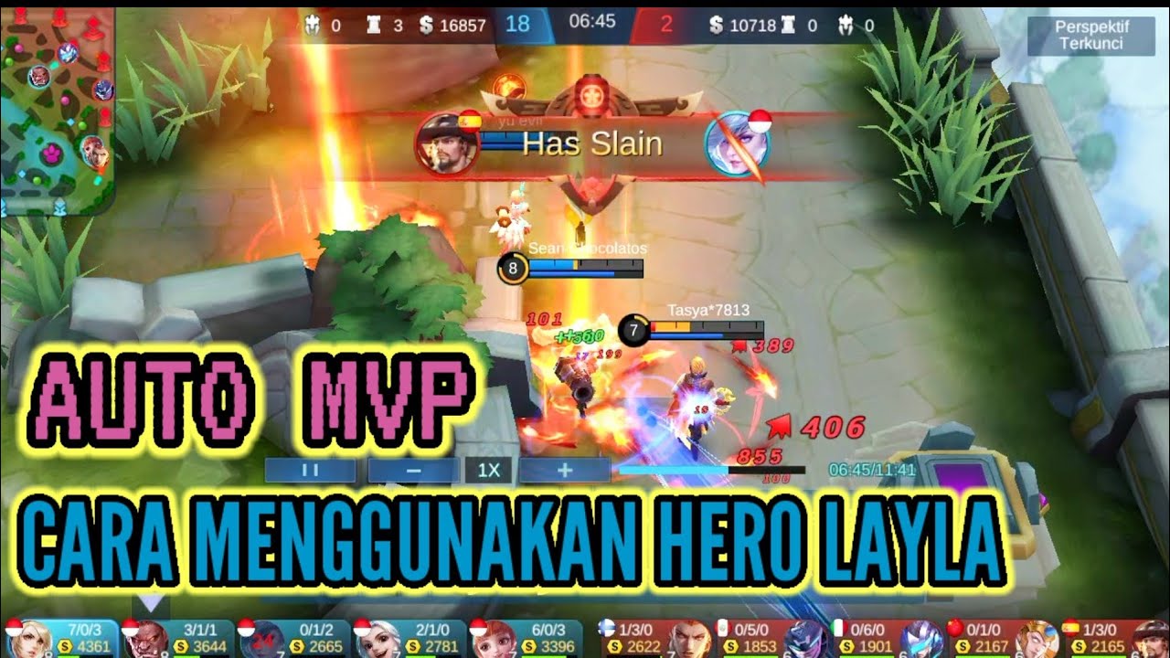 Cara gunakan hero Lyla mobile legend - YouTube