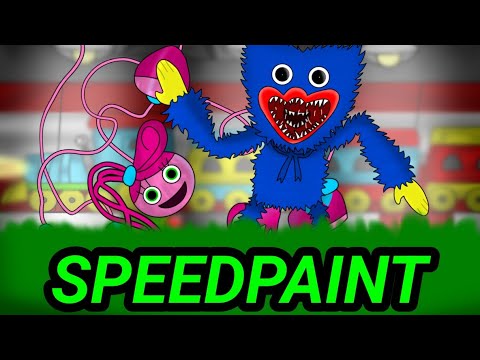 Poppy playtime chapter 1&2 Speedpaint - YouTube