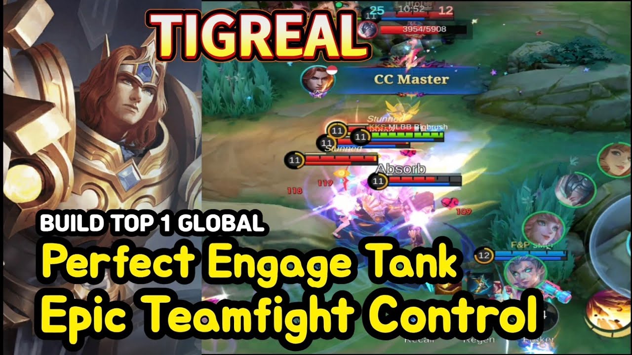 Tigreal (Mythical Glory): Epic Engage Tank | MLBB Ranked Gameplay - YouTube