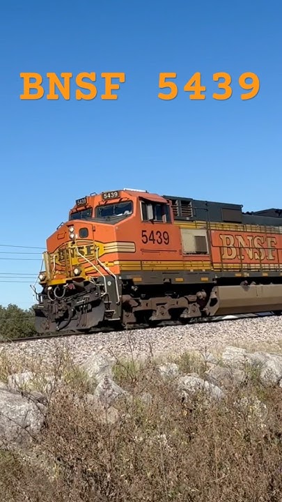 BNSF 5439 - November 15, 2024 #bnsf #railroad #railfan #railway - YouTube