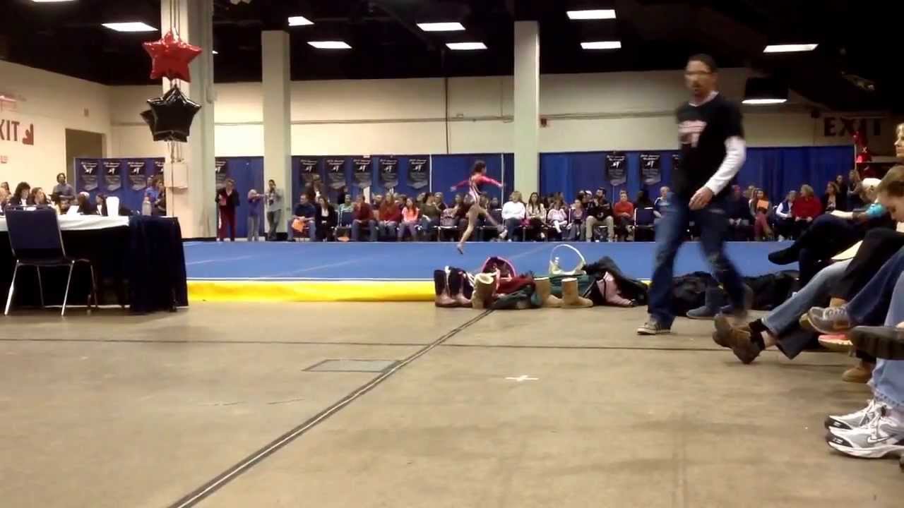 2014 level 3 Gymnastics floor routine - YouTube