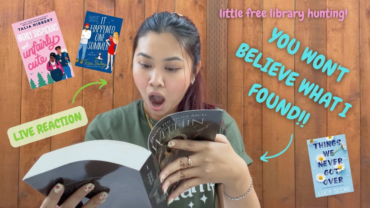little free library vlog and haul — rare finds?! - YouTube