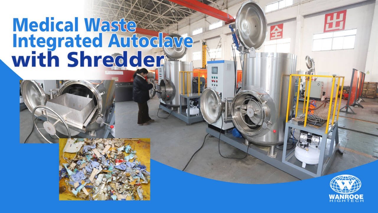 MCDS-B Autoclave Medical Waste Treatment Medical Waste Shredding ...