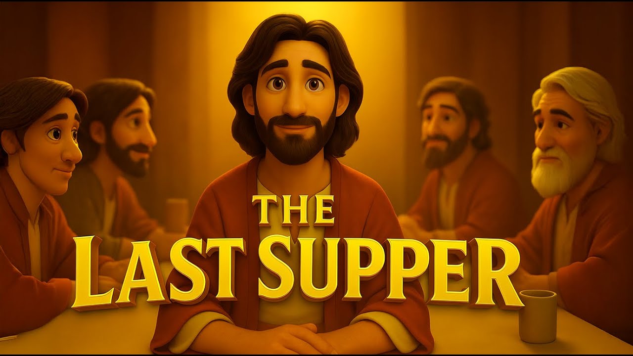 The Last Supper // Bible Stories For Kids - YouTube