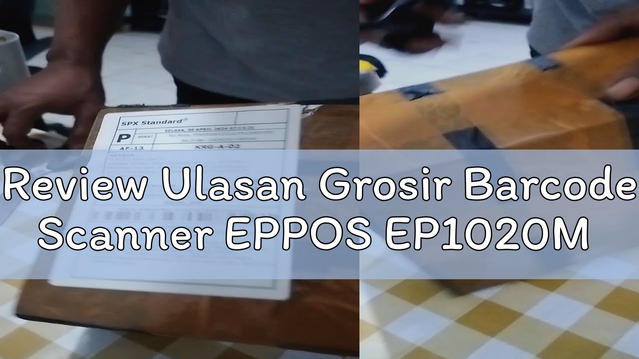 Review Ulasan Grosir Barcode Scanner EPPOS EP1020M - YouTube