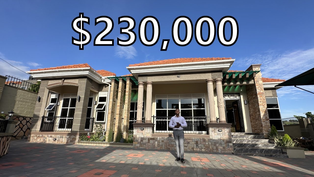 Beauty of An African 6 Bedrooms Bungalow in Akright - Bwebajja - YouTube