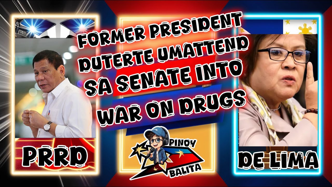 FORMER PRESIDENT RODRIGO ROA DUTERTE UMATTEND NG SENATE BLUE RIBBON ...