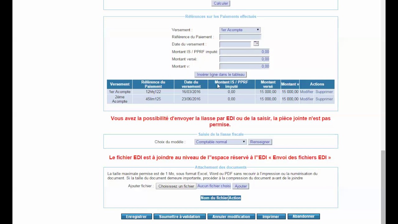 Comment déposer le BILAN en Mode EDI sur le site de la DGI tax.gov.ma ...