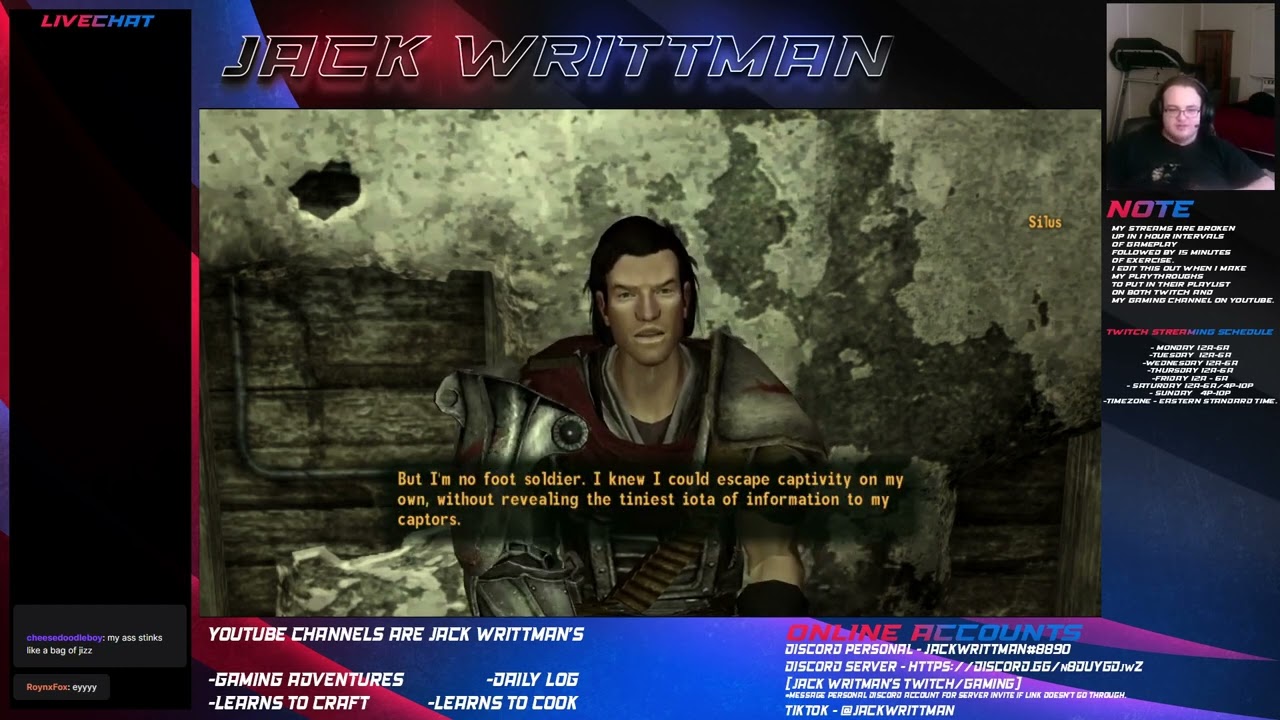 Fallout New Vegas - Interrogation of a centurion - YouTube