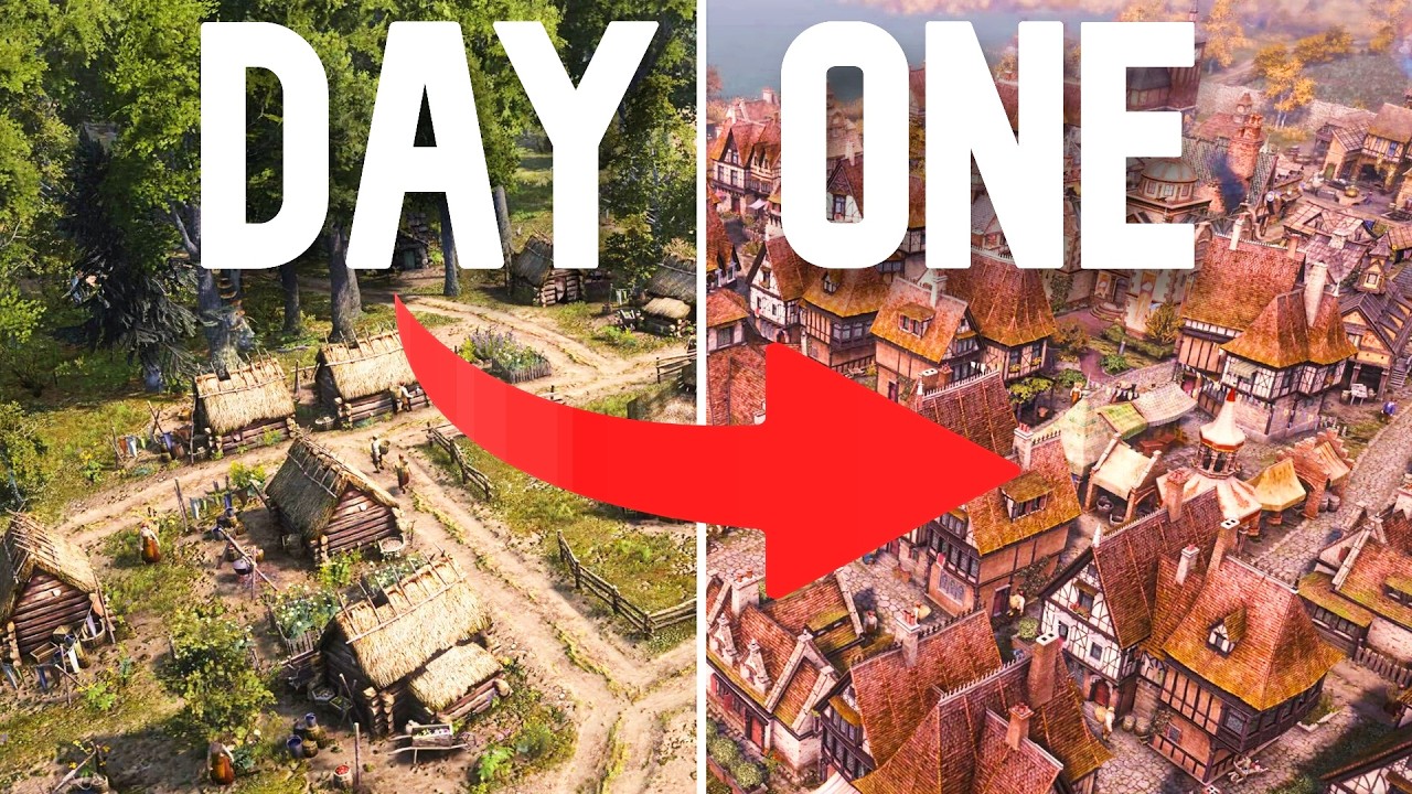 Farthest Frontier | PERFECT START | How To Build Beautiful Cities ...