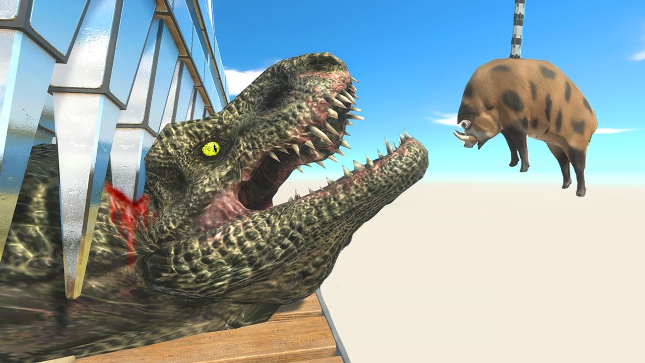 Run Away From Spikes and Get the Pig - Animal Revolt Battle Simulator ...