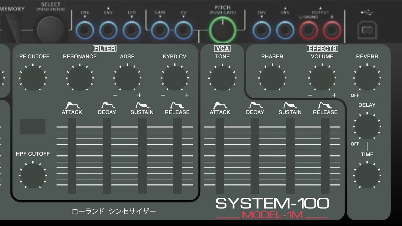 Teaser - Free SYSTEM 100 Overlay for Roland System-1m - YouTube