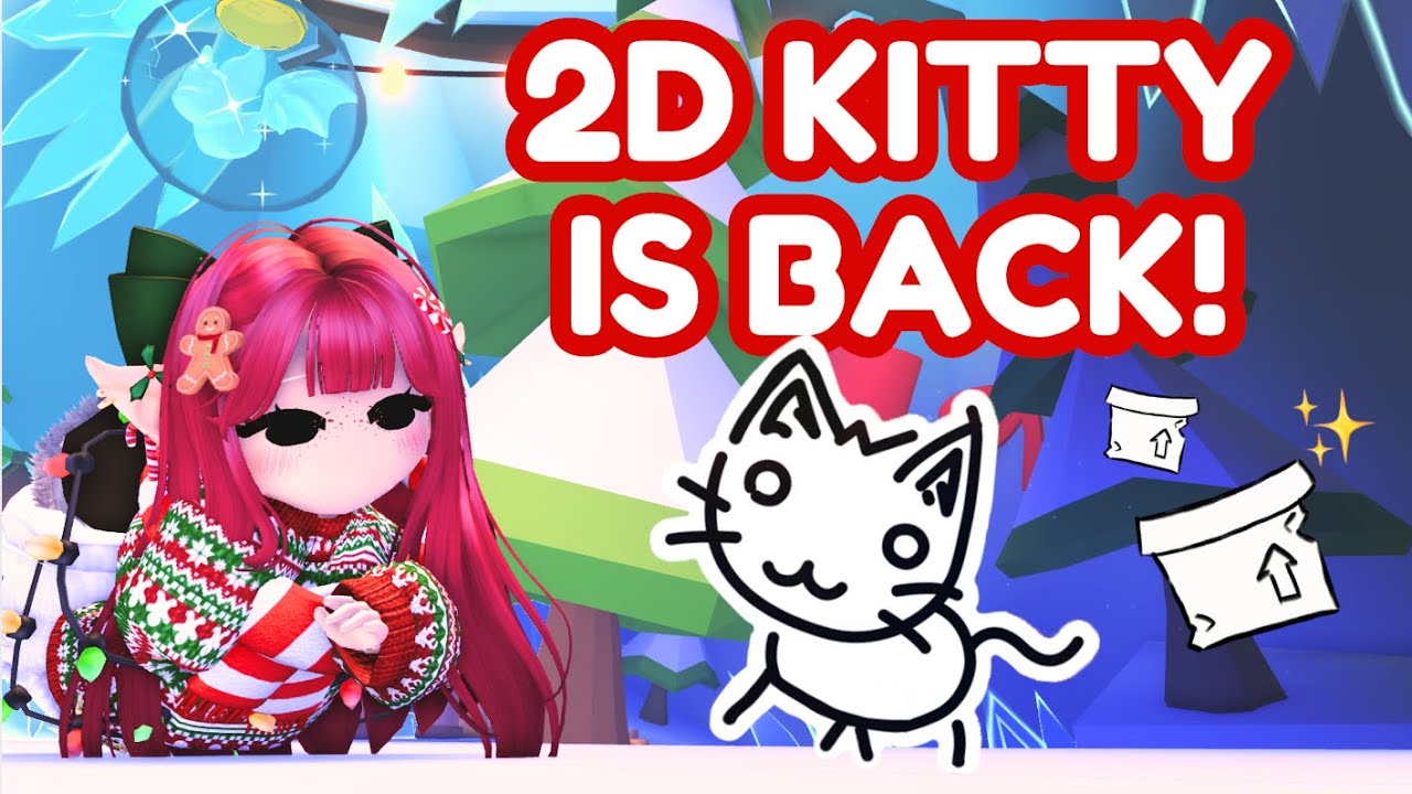🔴 It's 2D Kitty DAY! 🐱 Getting and opening 2D Boxes!!! #roblox #adoptme ...