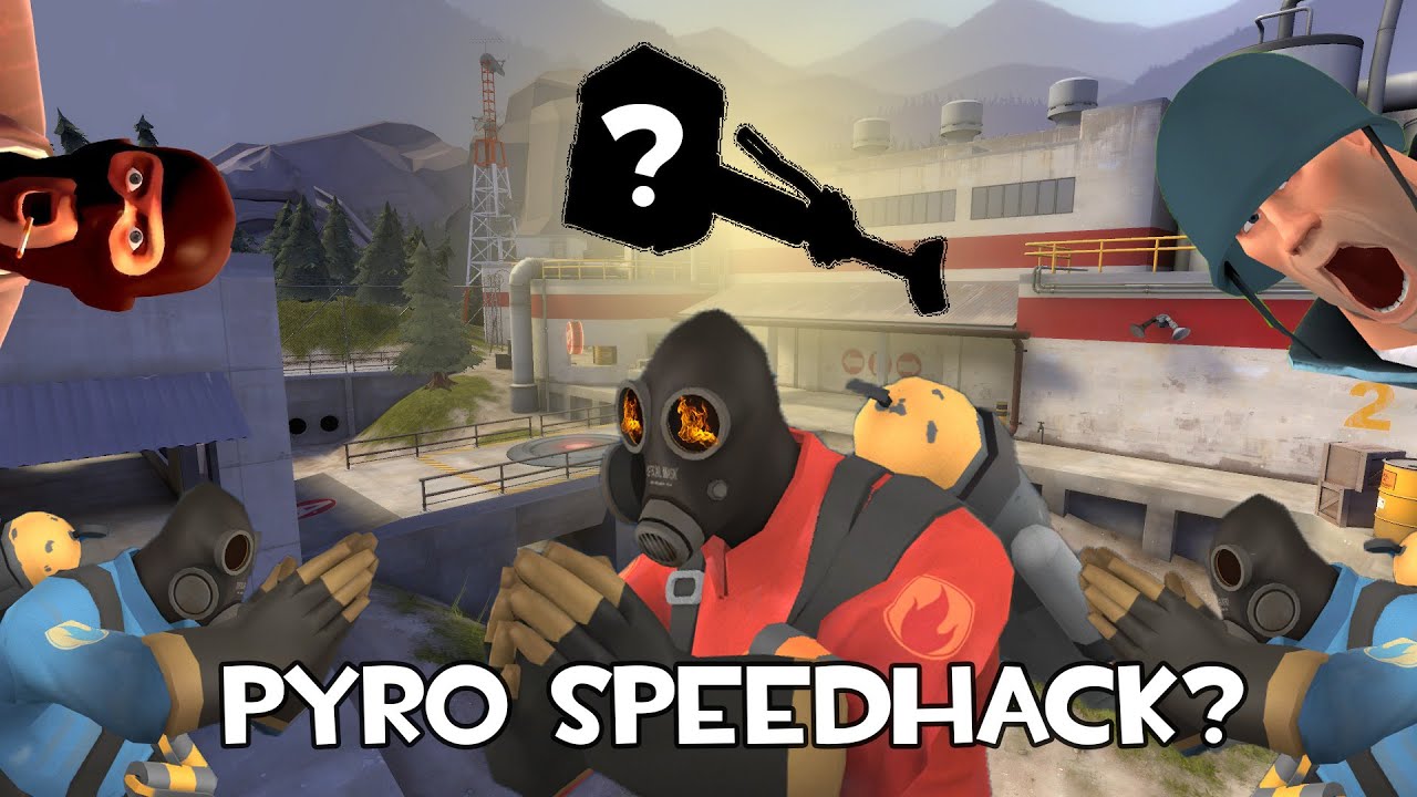 CRAZY TF2 PYRO TRICK TO MOVE FASTER THAN SCOUT - YouTube
