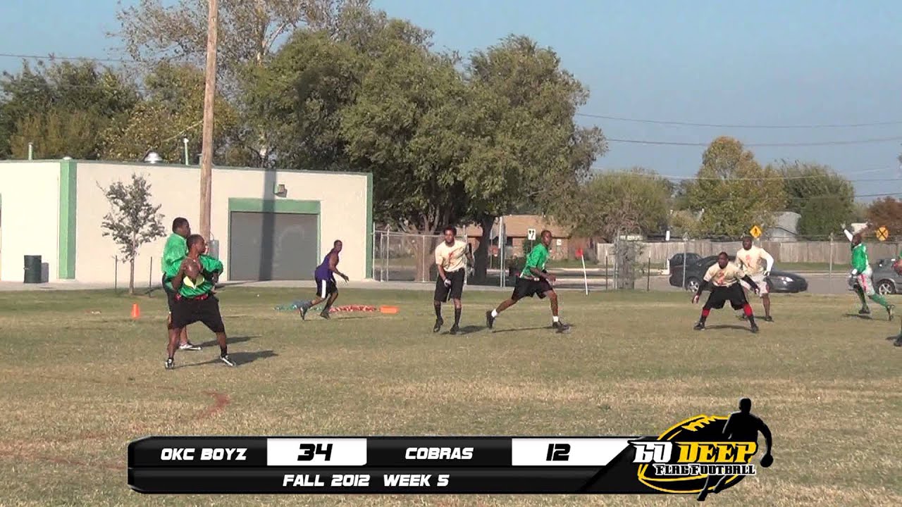 Go Deep Flag Football - Fall 2012- Week 5 Highlights - YouTube