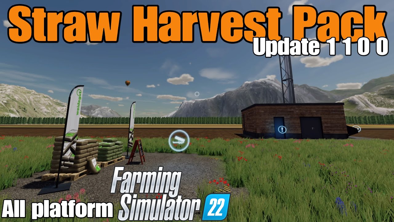 Straw Harvest Pack / FS22 UPDATE / April 25/24/ See note - YouTube