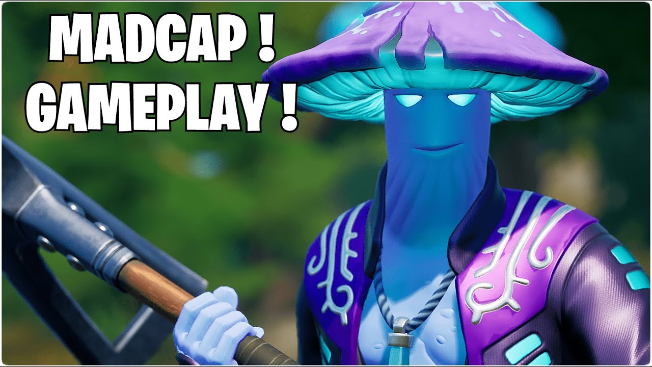 LEAKED "MADCAP" SKIN GAMEPLAY ! (Mushroom skin) - Fortnite Battle ...
