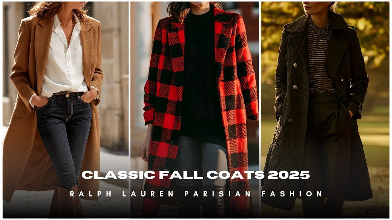 🧥 Classic Fall Coats 2025 🌆 Ralph Lauren Parisian Fashion - YouTube