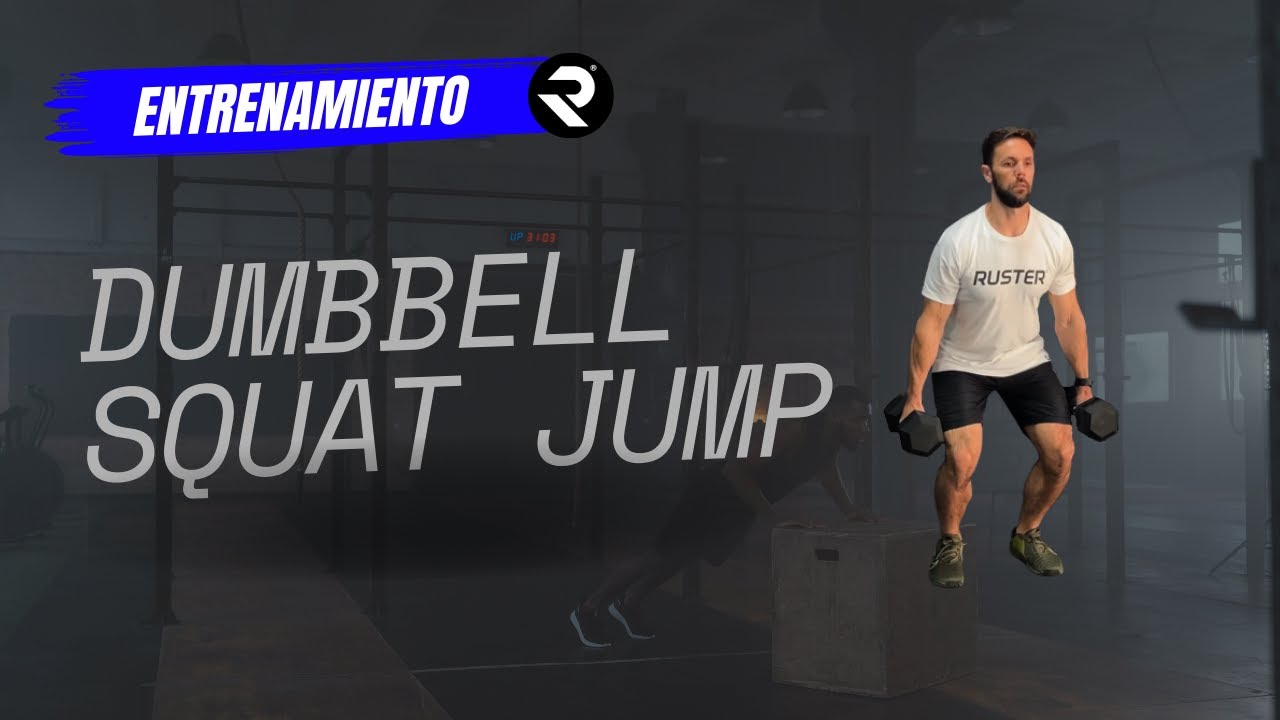 Dumbbell Squat Jump | Ejercicios con Mancuernas - YouTube