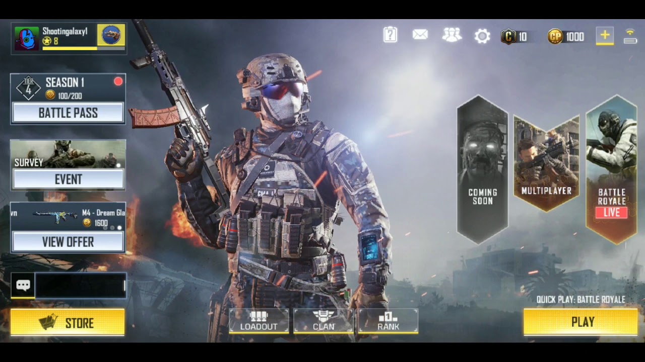 Call Of Duty: Mobile main menu theme music - YouTube
