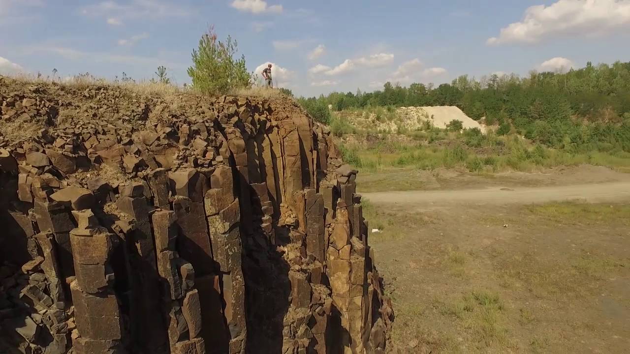 Базальтові стовпи Костопільщина 20 08 2016 - YouTube