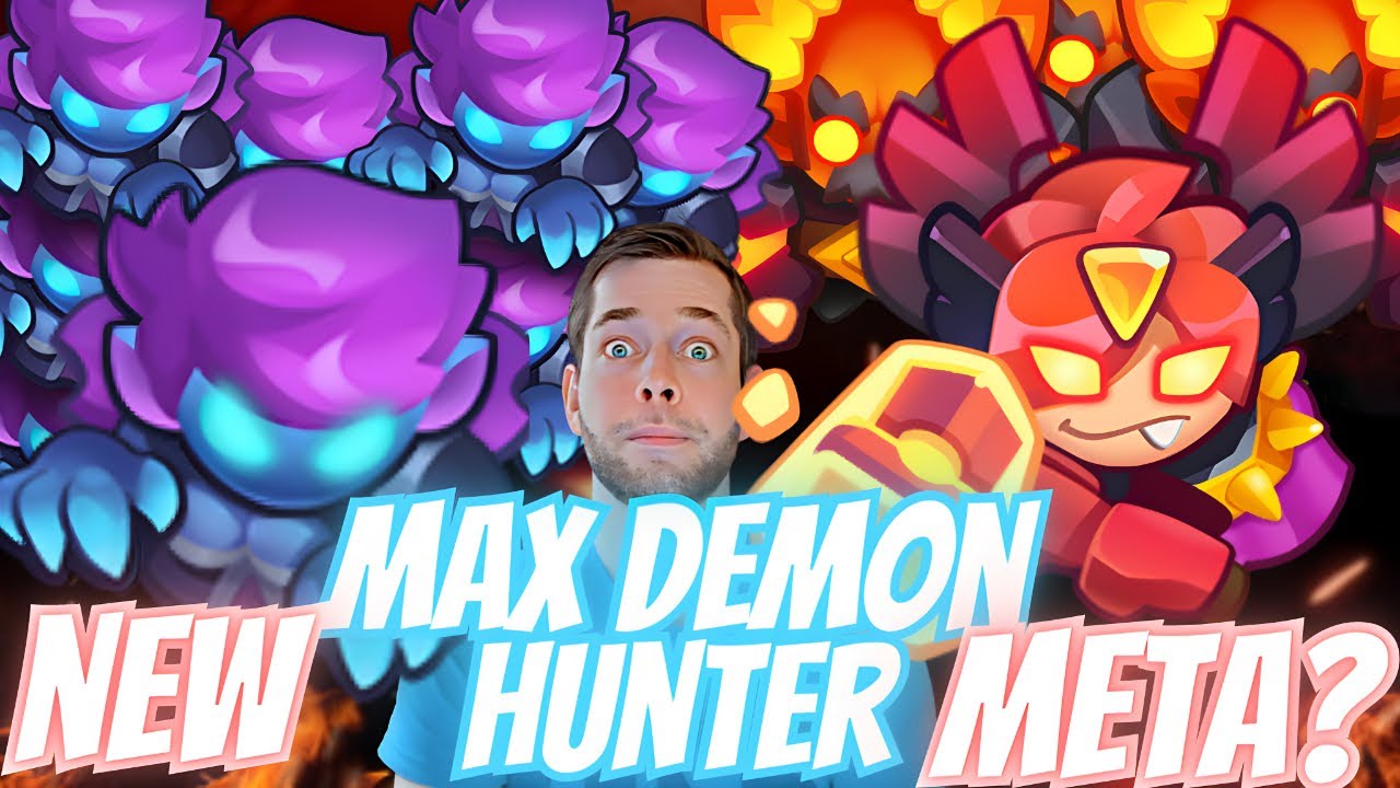 Max DEMON HUNTER dominating the META | Rush Royale - YouTube