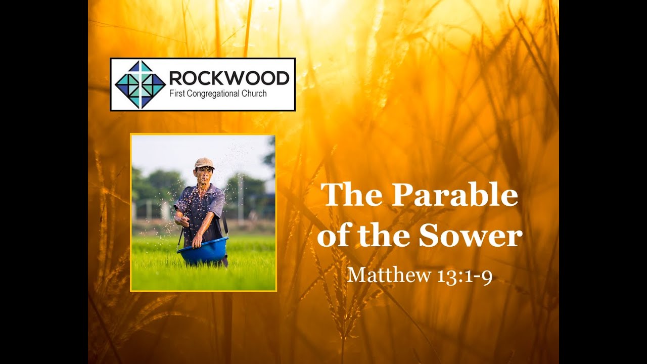 Matthew 13 1-9 The Parable of the Sower * Rev Wayne McLeod - YouTube
