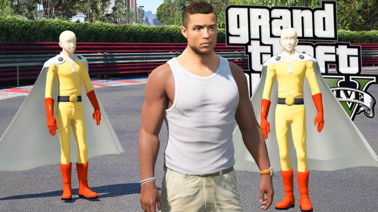 One Punch Man Ronaldo CR7, Saitama Apprentice / GTA 5 Mods - YouTube