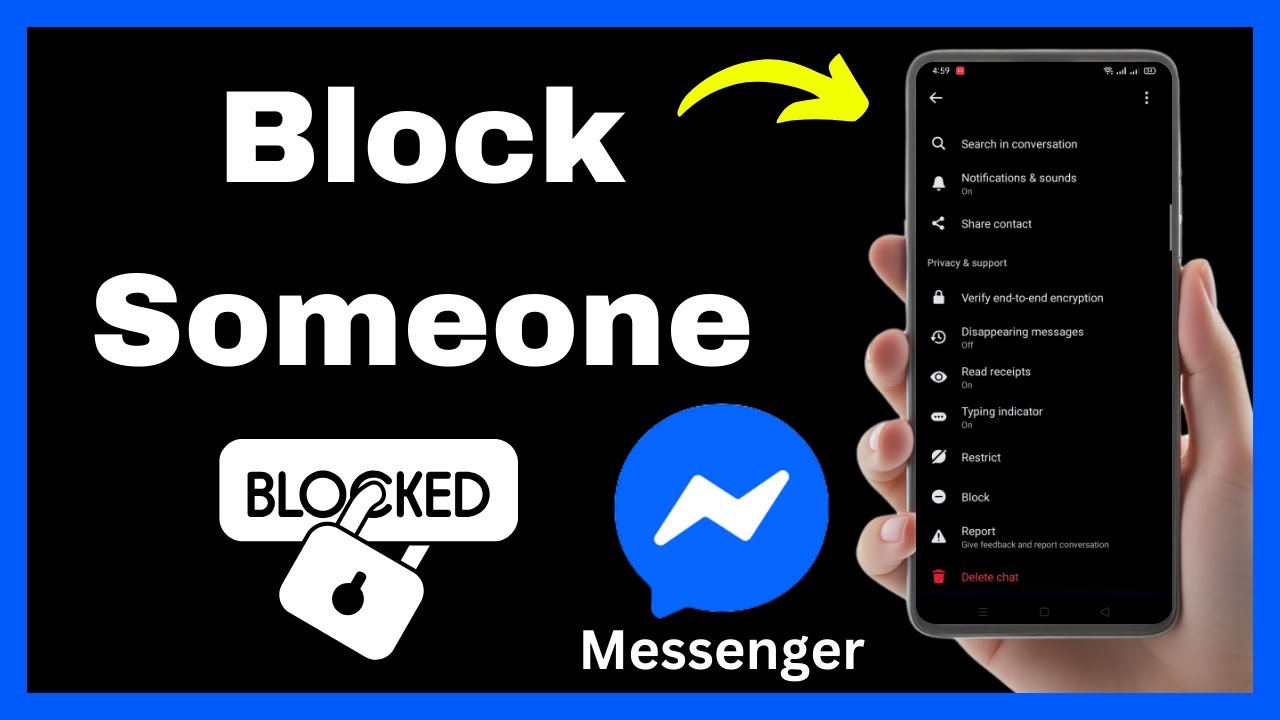 How To Block Someone On Messenger – Quick Tutorial - YouTube