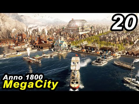 SKYSCRAPERS - Anno 1800 MEGACITY || ALL DLCs & LEGENDARY Difficulty #20
