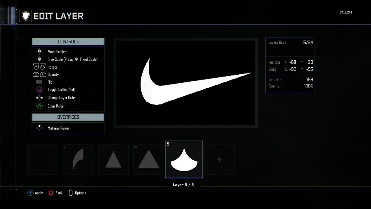 Nike Logo Emblem COD Black Ops 3 Emblem Tutorial - YouTube